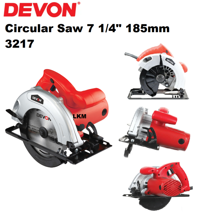 DEVON 3217 Circular Saw 185mm (7") | Lazada