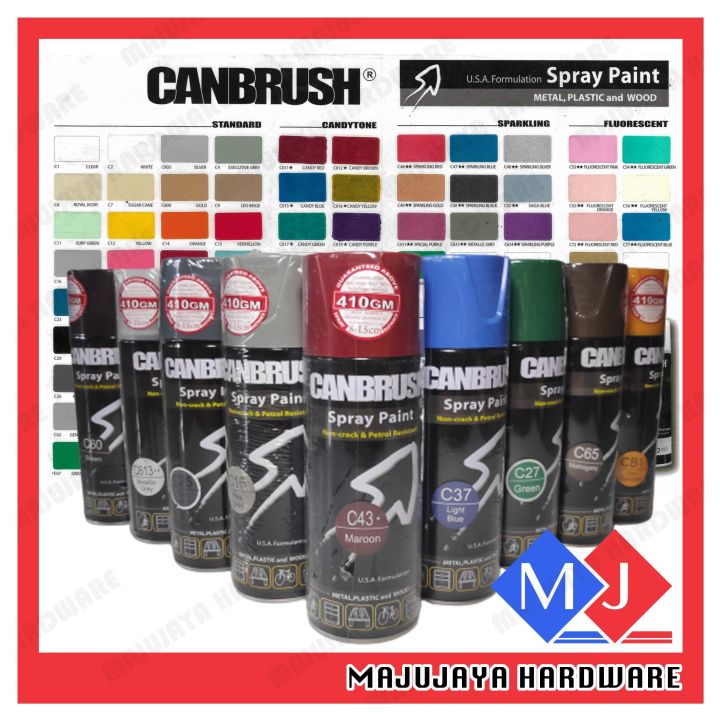 CANBRUSH ( Distributed By Samurai ) Spray Paint Standard Colour 400mL ...