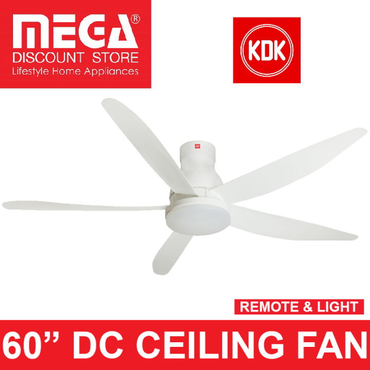 KDK U60FW 60" DC MOTOR CEILING FAN WITH LED LIGHT | Lazada Singapore