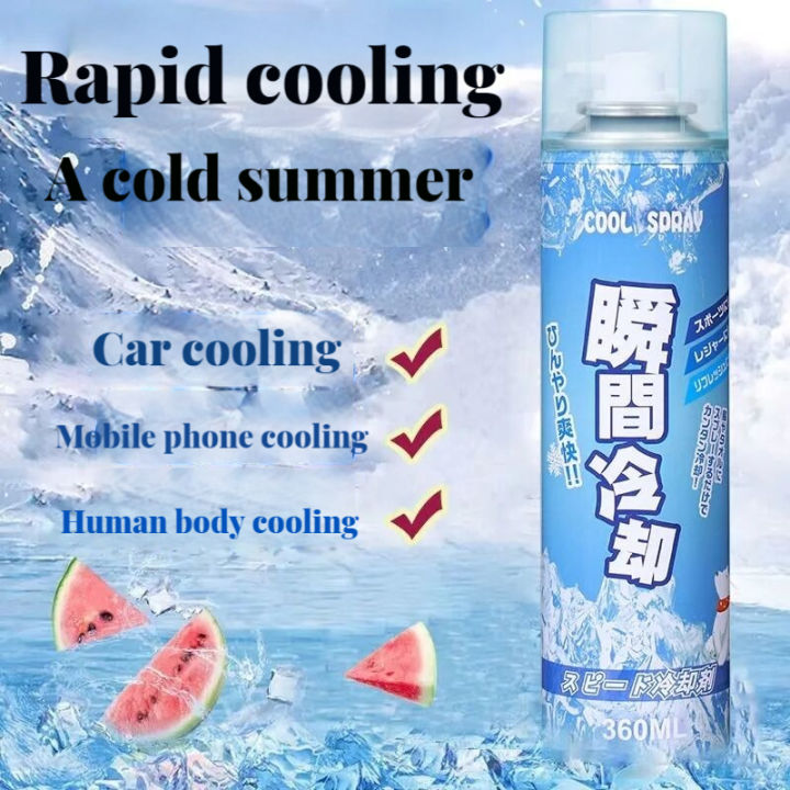 Durable Dry Ice Quick Cooling Spray For Cars Outdoor Instant Freeze ...