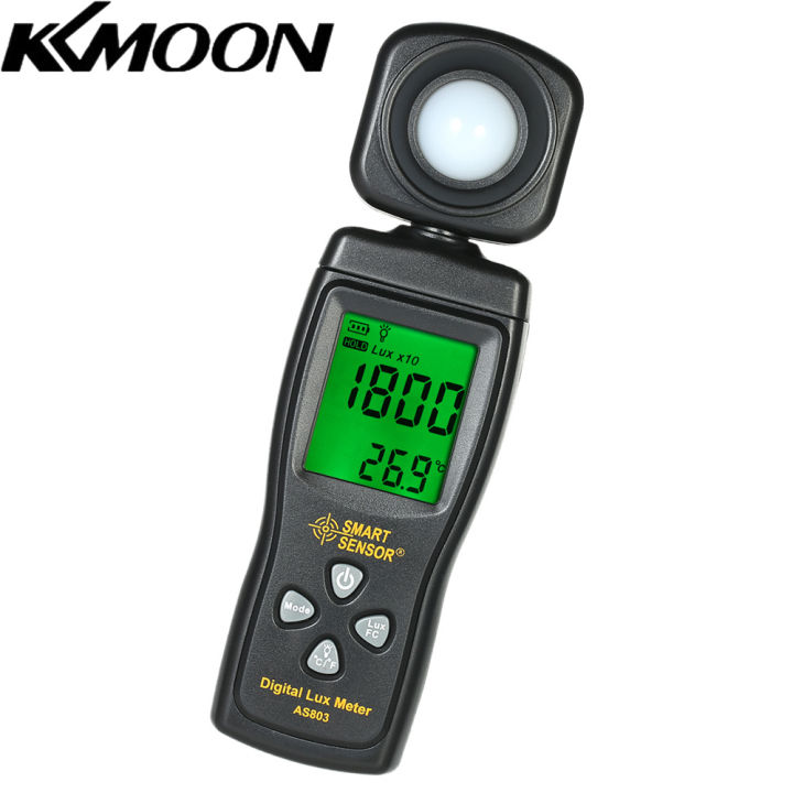 SMART SENSOR Mini Digital Lux Meter LCD Display Handheld Illuminometer Luminometer Photometer ...