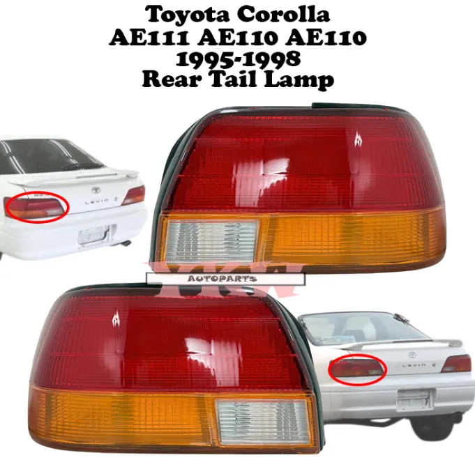 Toyota Corolla AE111 AE110 AE110 1995-1998 Without Socket Rear Tail ...