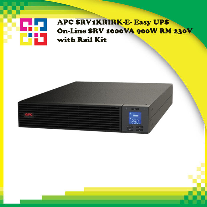 APC SRV1KRIRK-E Easy UPS On-Line SRV 1000VA 900W RM 230V with Rail Kit ...