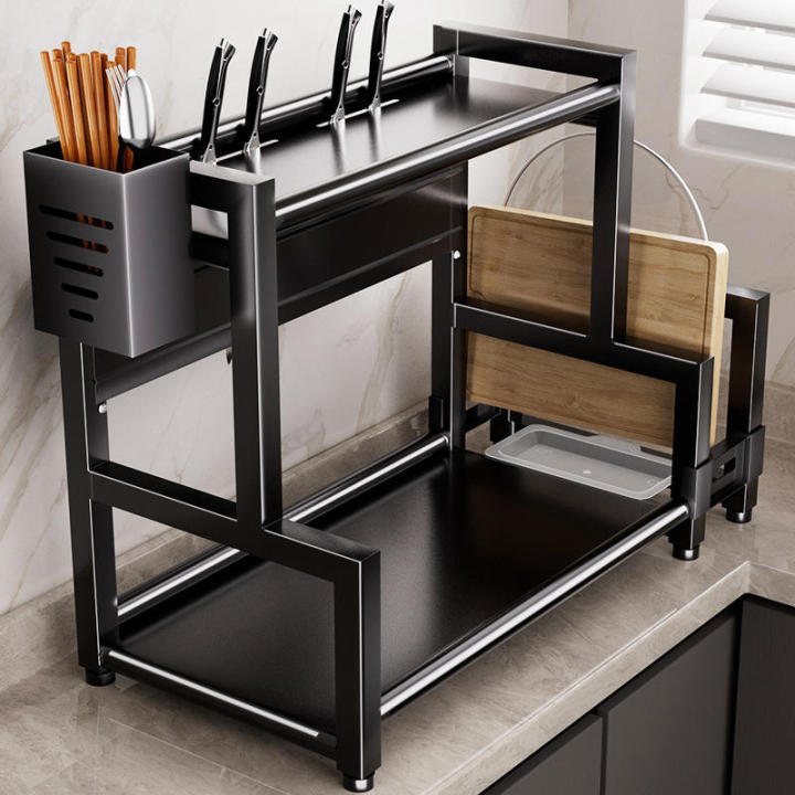 2/3 Layers Spice Rack Storage Rack Kitchen Organizer Condiments Rack ...
