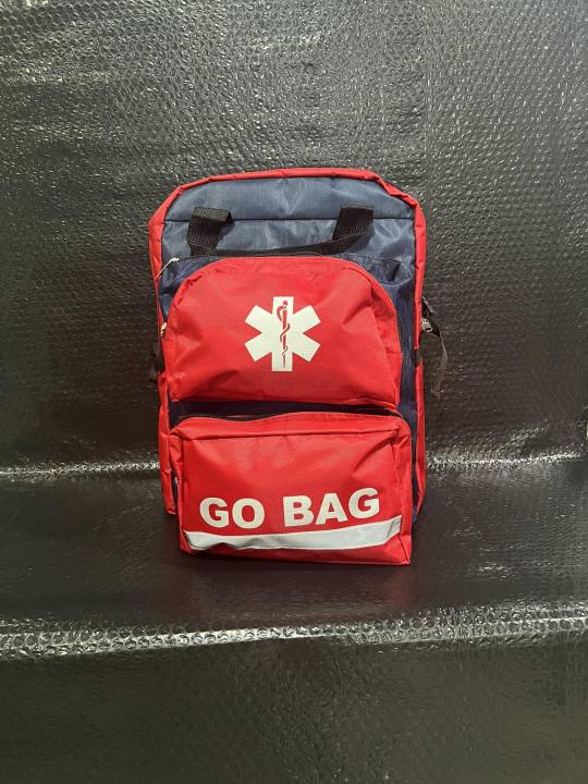 RESCUE SURVIVAL GO BAG/ BACKPACK (RED) | Lazada PH