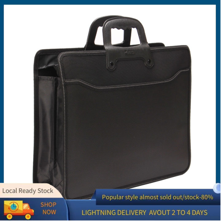 A4 Portfolio Expanding Folder File Organiser Document Carry Case ...