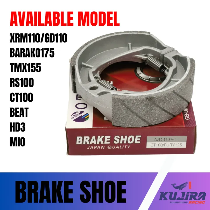 OTAKA MOTORCYCLE BRAKE SHOE FOR XRM110/GD110/HD3/BRAKO175/RS100/TMX155 ...