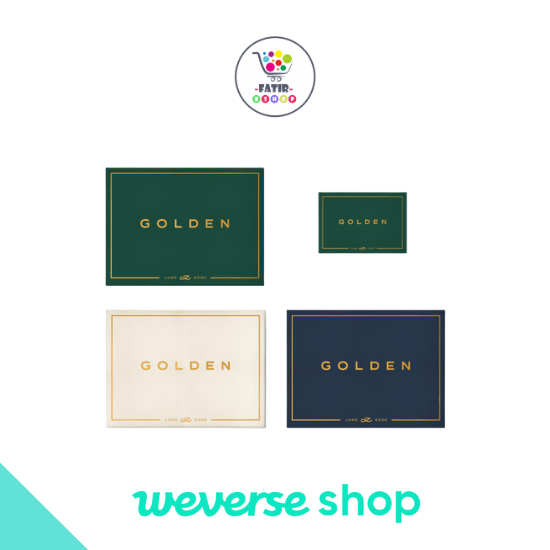 WEVERSE SHOP BTS JUNGKOOK Album GOLDEN (SET) + Weverse Album Ver ...
