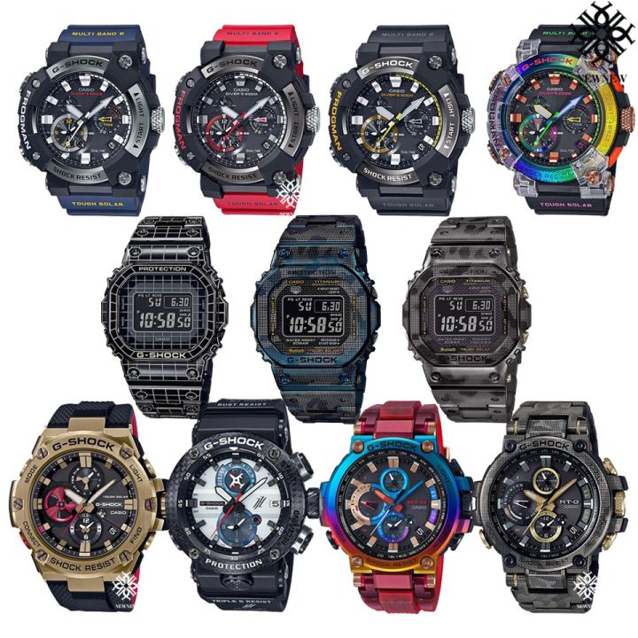 G-SHOCK LIMITED EDITION GWR-B100HJ GWM-B5000TCM MTG-B1000DCM GWF-A1000 ...
