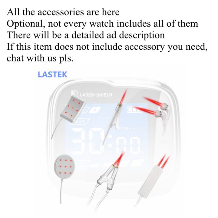 LASTEK Laser Therapy Watch Accessories For chronic rhinitis tinnitus nasal relief/Soft tissue ...