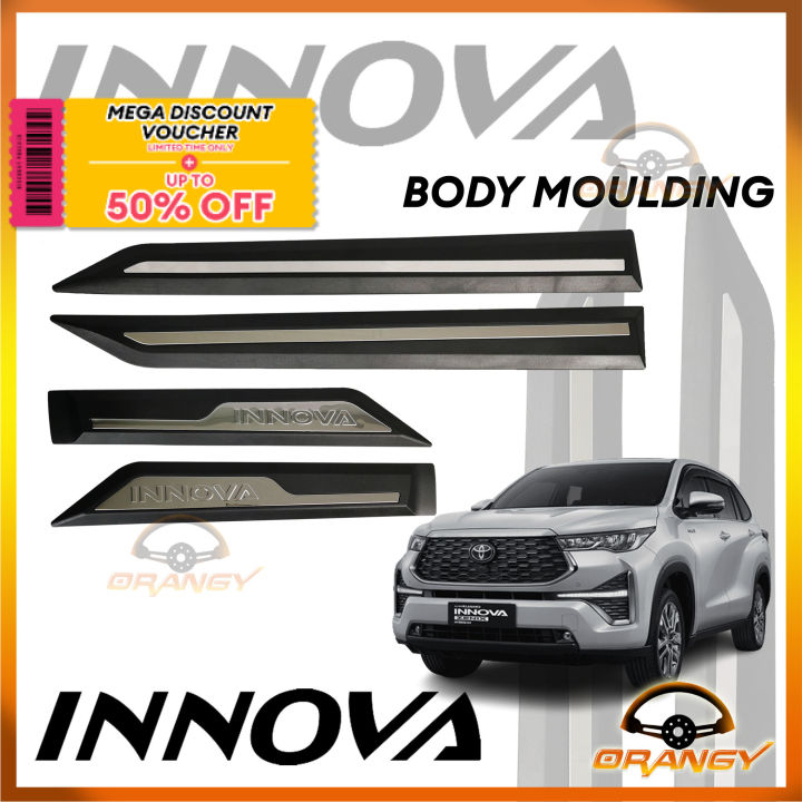 Toyota Innova Zenix 2023 to 2025 OEM Side Body Moulding Dual Tone ( car ...
