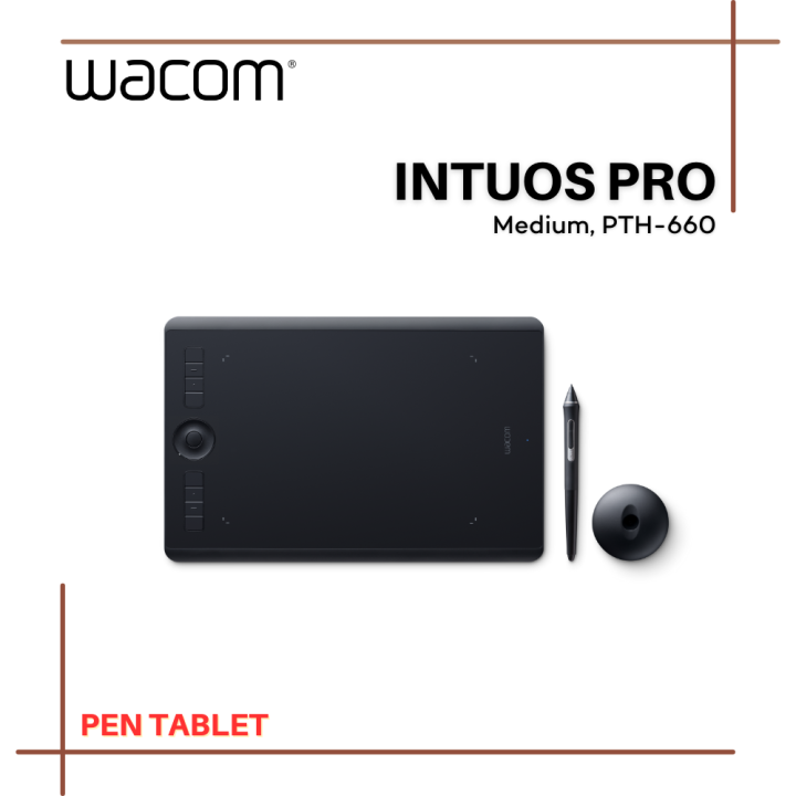 Wacom Intuos Pro Medium (PTH-660) Graphic Drawing Pen Tablet | Lazada PH