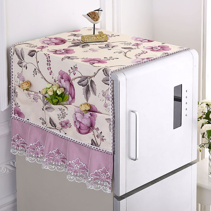 Refrigerator dust cover Korean household single door refrigerator cover ...
