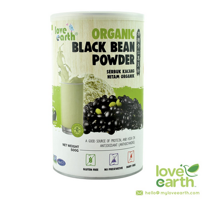 Love Earth Organic Black Bean Powder 500gPowder | Lazada