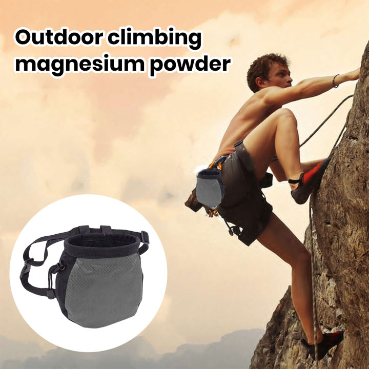 Rock Climbing Chalk Bag Climbing Gear Chalk Bag Waterproof Adjustable ...