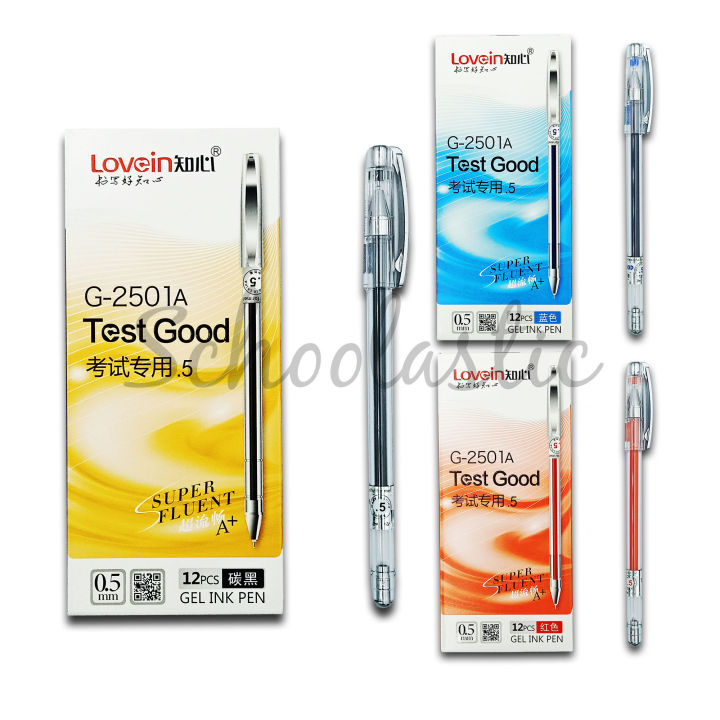 G-2501A "Test Good" Gel Pen (12pcs/box) | Lazada PH
