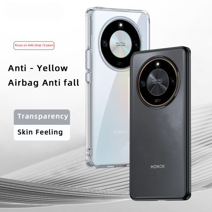 Slim Clear Case for Honor X9b X9c 5G Anti-yellow Four Corners ...