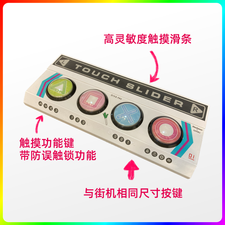 ZhouSensor DIVA Pro Hatsune Miku Geji Project Controller Home Arcade ...