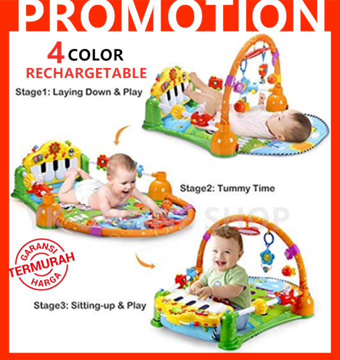 ~Dari KL~Tikar Mainan Bayi Berwarna-warni Dengan Muzik｜Playgym ...