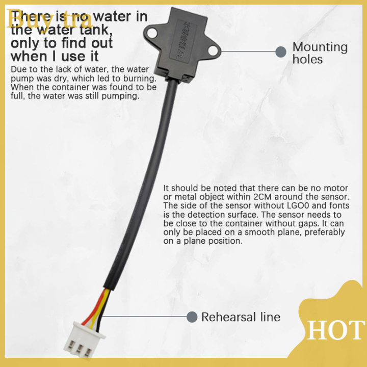 [Buytra] 3.3V-5V Non Contact Water LEVEL SENSOR capacitive Liquid LEVEL ...