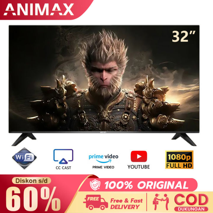 (Promo)ANIMAX WEYON Smart TV Digital 32 Inch TV LED 32 Inch Smart TVFHD ...