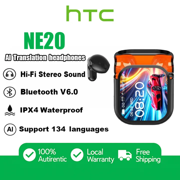 HTC NE20 AI Translation Headphones IPX4 True Wireless Earphones TWS ...