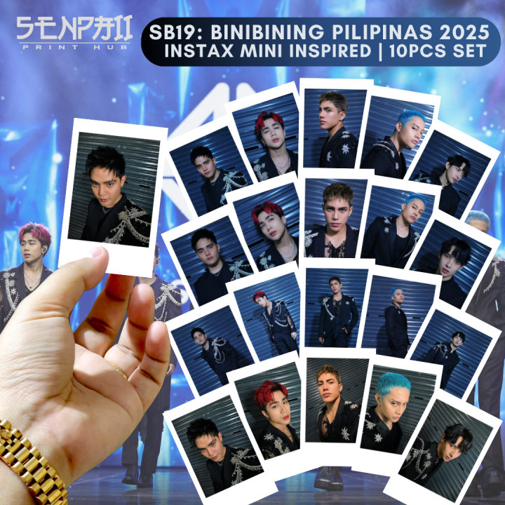 SB19: BINIBINING PILIPINAS 2025 | INSTAX MINI INSPIRED PHOTOS | Lazada PH