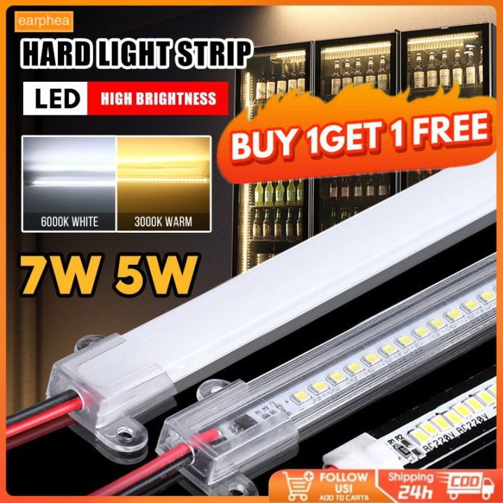 [BUY 1 TAKE 1] LED Rigid Light Strip High Brightness 30cm/50cm SMD 220V ...