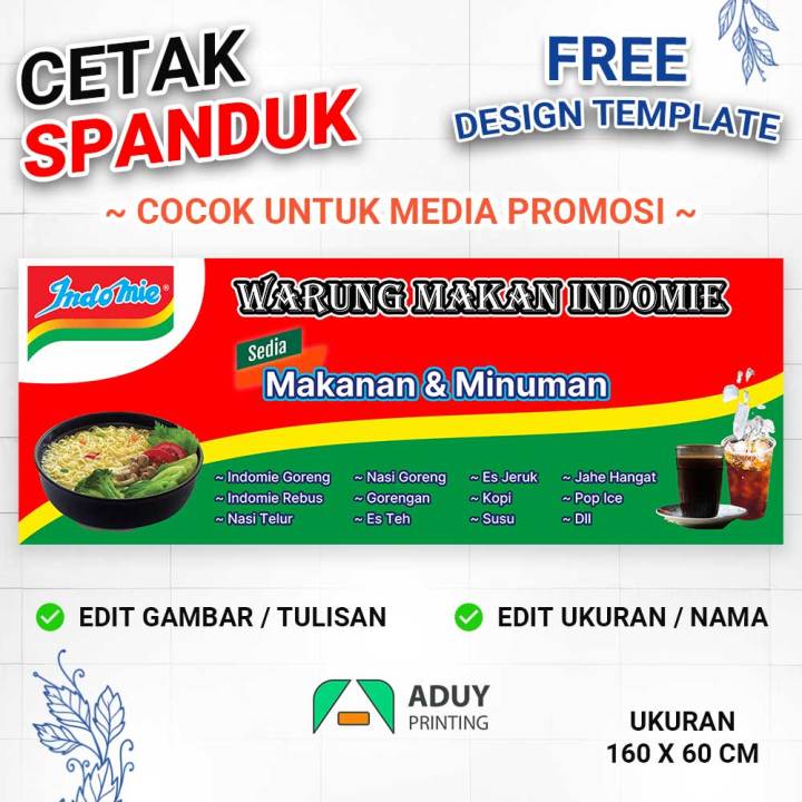Spanduk Banner Warmindo - Warung Indomie Angkringan Spesial Ukuran ...