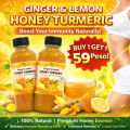 Ginger Lemon Honey Turmeric Blend | Natural Detox Antioxidant Herbal ...
