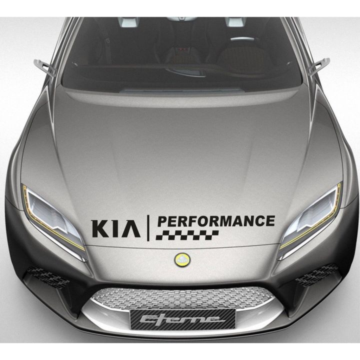Performance Car Bonnet Sticker fits KIA Logo Decal Sticker Car Decor ...