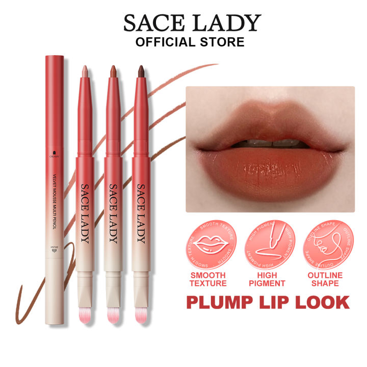 Chì kẻ môi SACE LADY Son môi Velvet Matte Finish Lipstick Mỹ phẩm trang ...