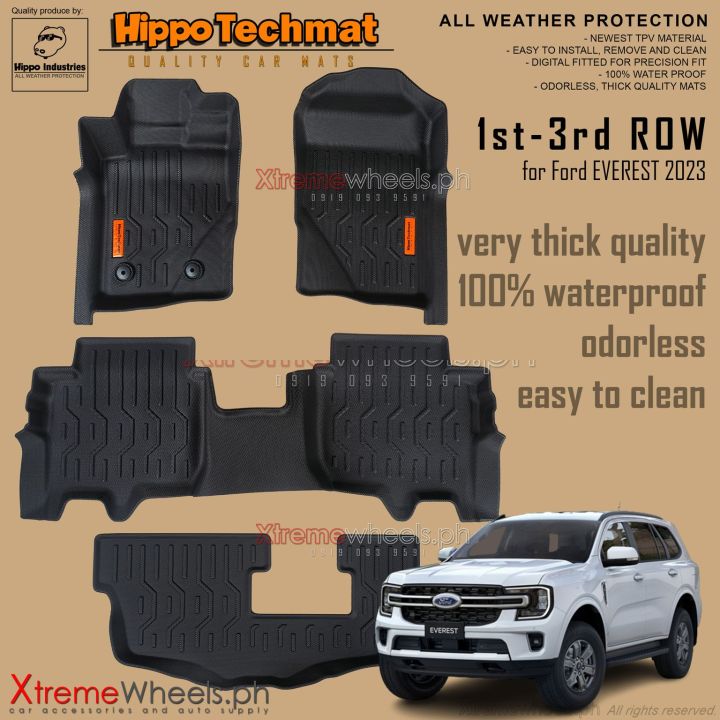Ford Everest ALL Variant 2023-2024 Thailand Hippo Brand Techmat version ...