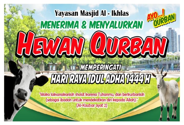 Spanduk Qurban Idul Adha | Lazada Indonesia