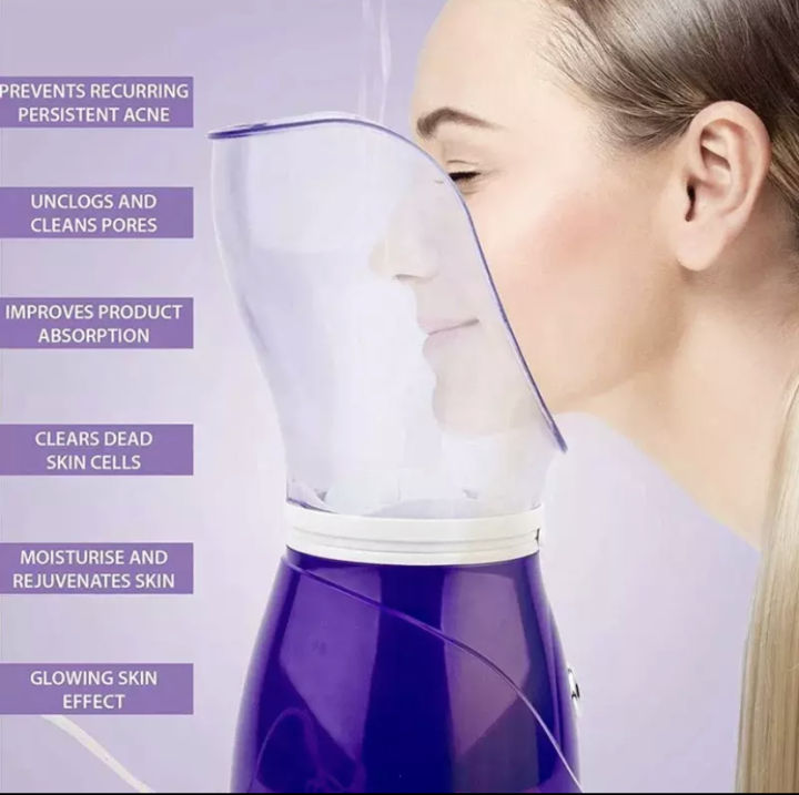 Nasal and Face Steam Inhaler Steamer for Inhalation Hot Mist Facial ...