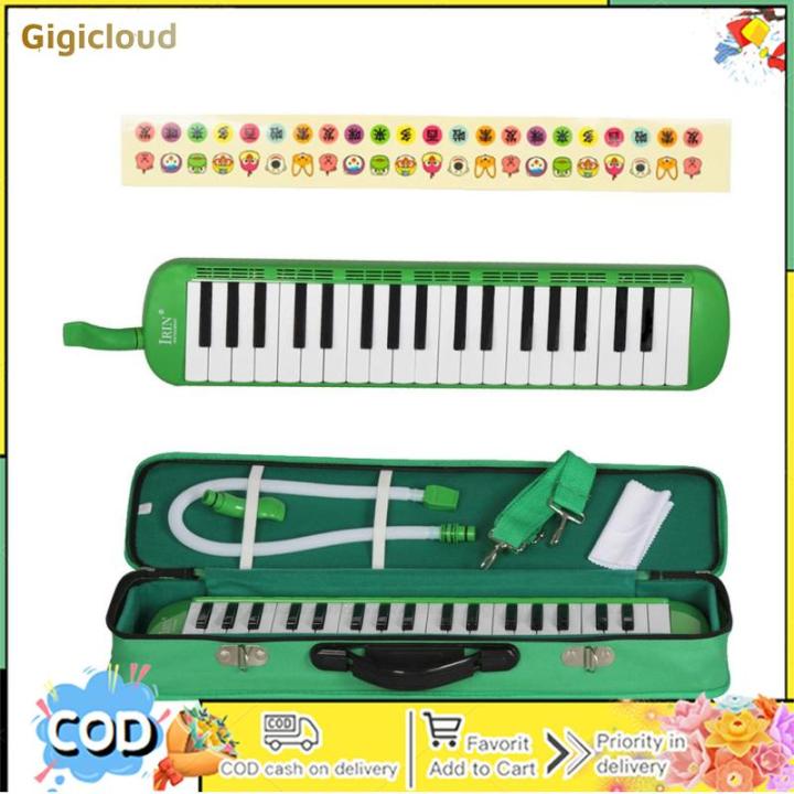 37 Key Melodica Keyboard Wind Musical Instrument With Mouthpiece Tube ...