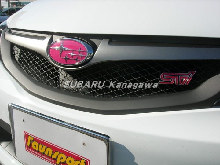Launsport Subaru 10th-generation impreza STi pink middle net logo car ...