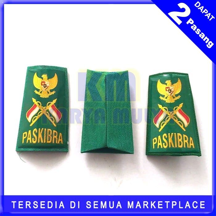 Evolet Paskibra Logo Garuda Bendera Warna Hijau Evolet Atribut Paskibra ...