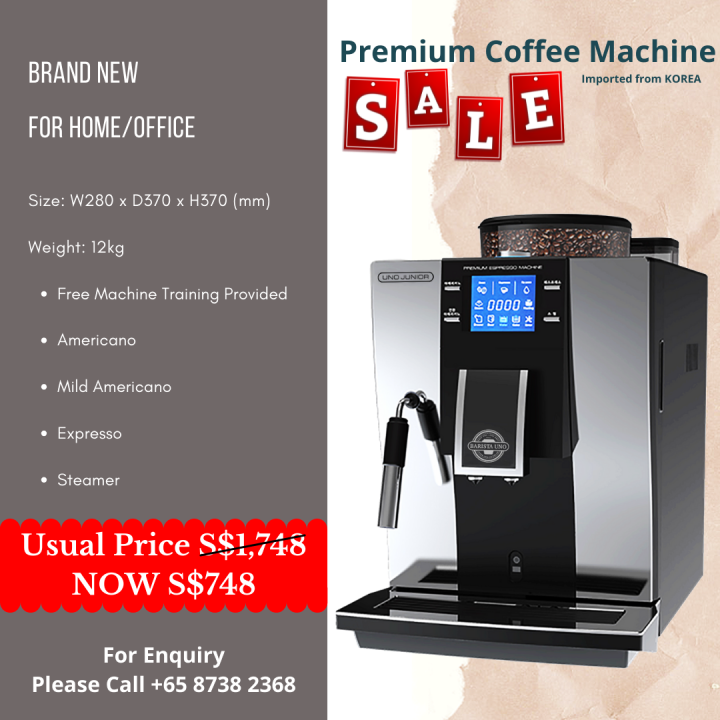 BARISTA UNO™ JUNIOR Premium Coffee Machine | Lazada Singapore