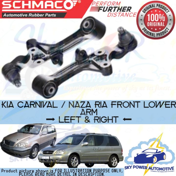 KIA CARNIVAL 2.5 / NAZA RIA SCHMACO LOWER ARM (FRONT LEFT & RIGHT) | Lazada