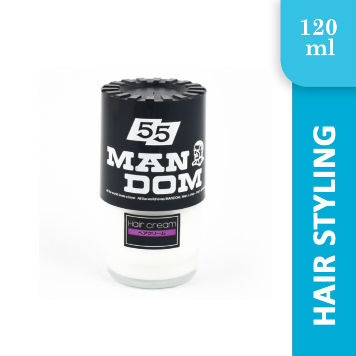 Mandom Hair Cream 55 Minyak Rambut Pria Ukuran 55/120ml - Mousse & Pomade | Lazada Indonesia
