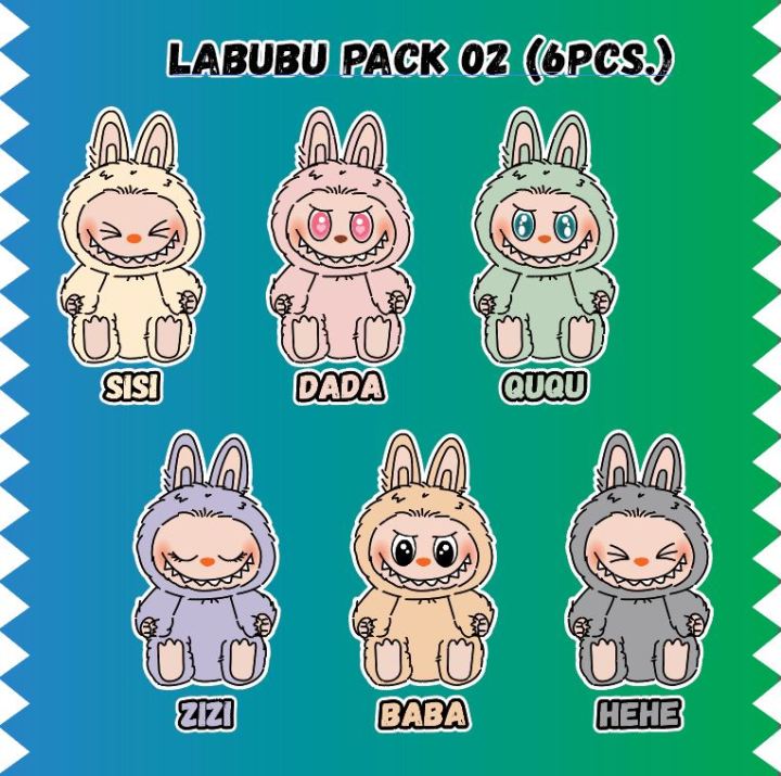 Labubu Sticker Pack 02 (waterproof) | Lazada PH