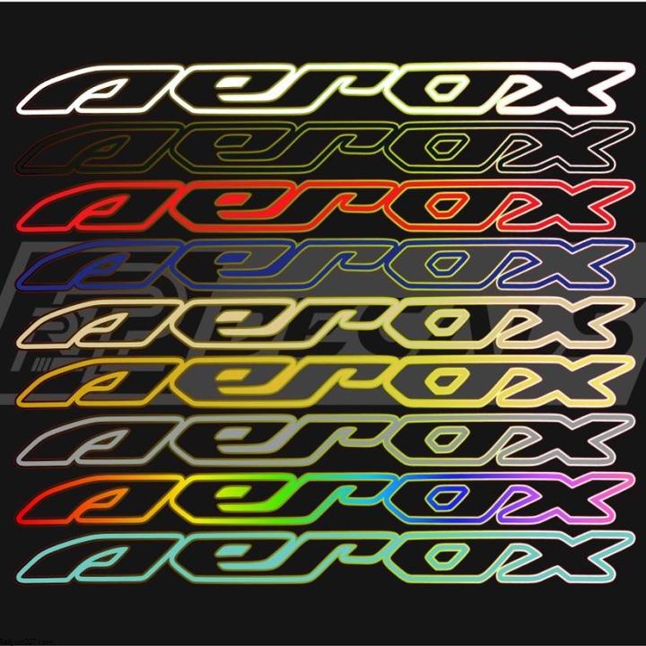 beautiful single independent small high Yamaha AEROX Front Decals 11 ...