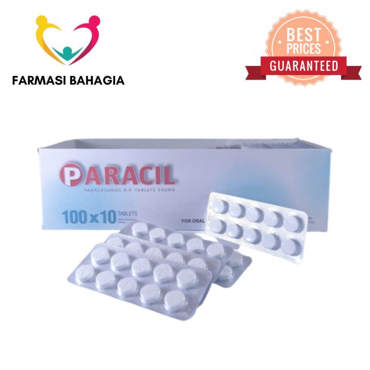 Paracil Paracetamol B.P. Tablets 500mg 10's | Lazada
