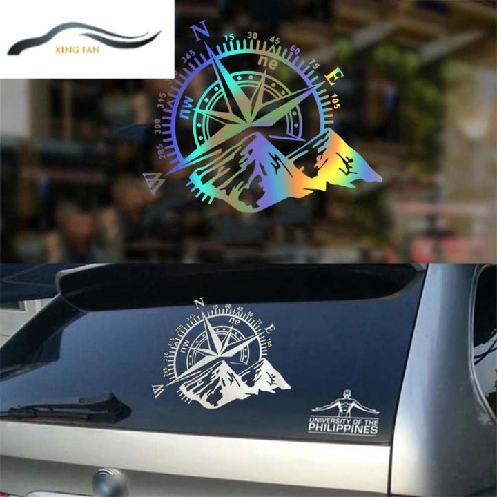 XINFAN Mountain Compass Car Sticker Wrap Car-styling Vinly Decals for ...