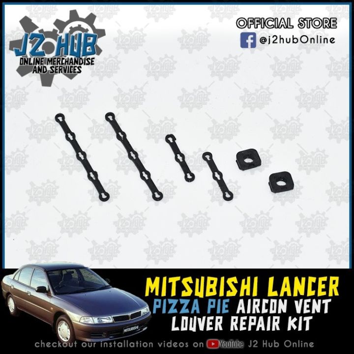 Mitsubishi Lancer Pizza Pie Aircon Vent Louver Repair Kit | Lazada PH