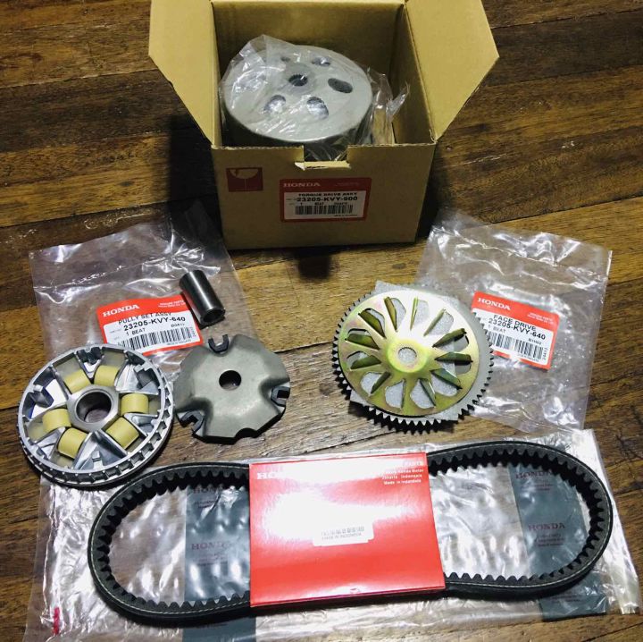 CVT SET HONDA BEAT CARB HONDA SCOOPY (Pulley set + Driveface + Belt ...