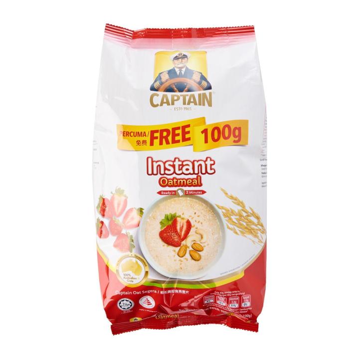 Captain Oats Instant Oatmeal Refill Pack | Lazada Singapore