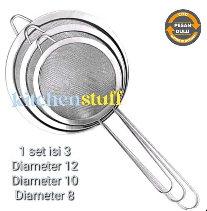 Saringan Stainless Steel Saringan Minyak Saringan ceko Saringan Santan ...