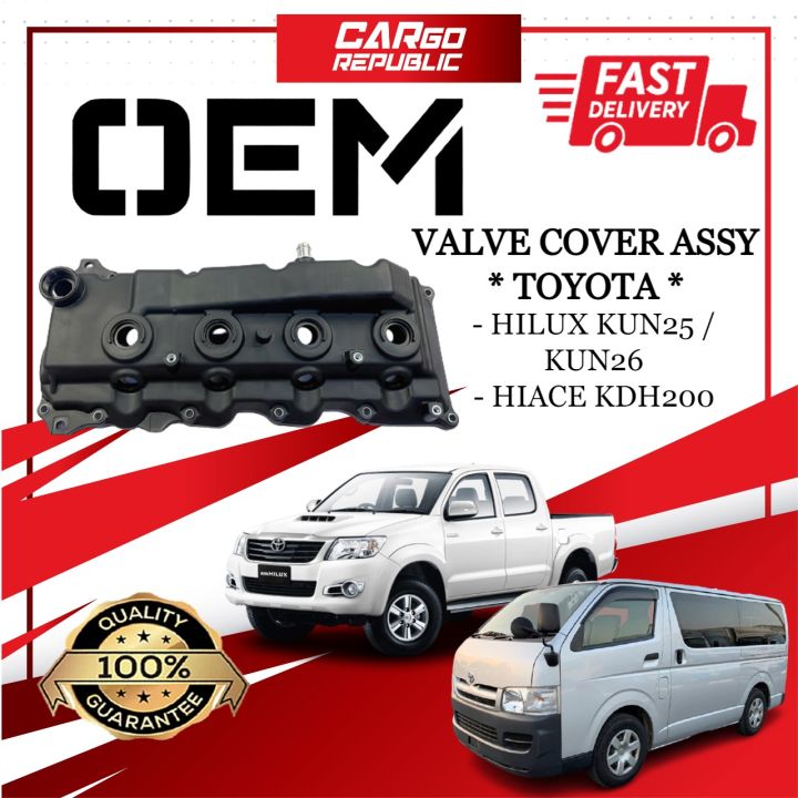Toyota Hilux Kun25 / Kun26 , Hiace KDH200 Valve Cover Assy 100% Original Quality Product | Lazada